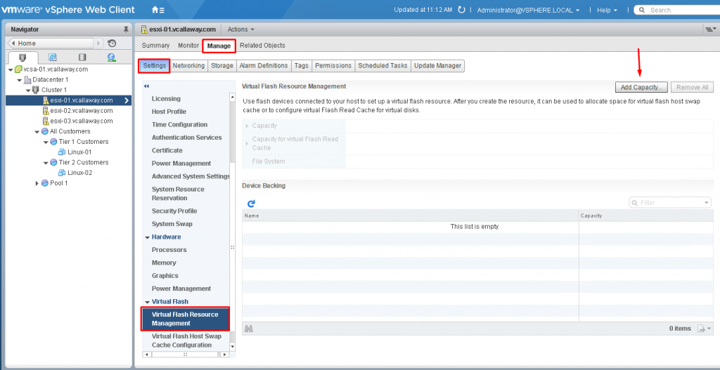 Objective 5.1 - Configure Advanced/Multi-level Resource Pools - vCallaway